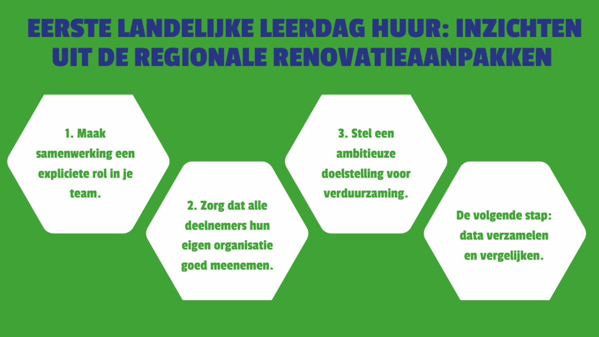 Eerste landelijke leerdag huur. - Verbouwstromen